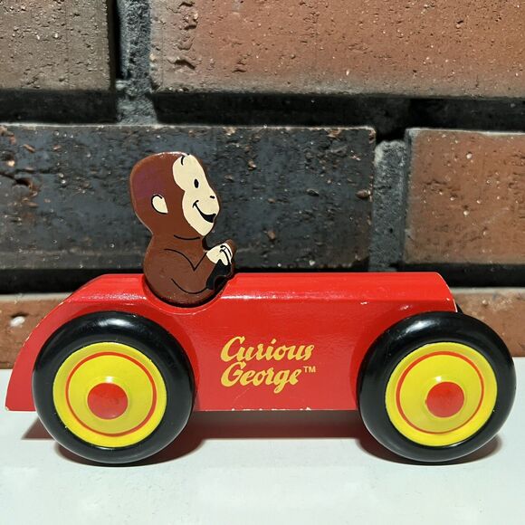 Schylling | Toys | Curious George Schylling Rowley Red Wooden Rolling 6 ...